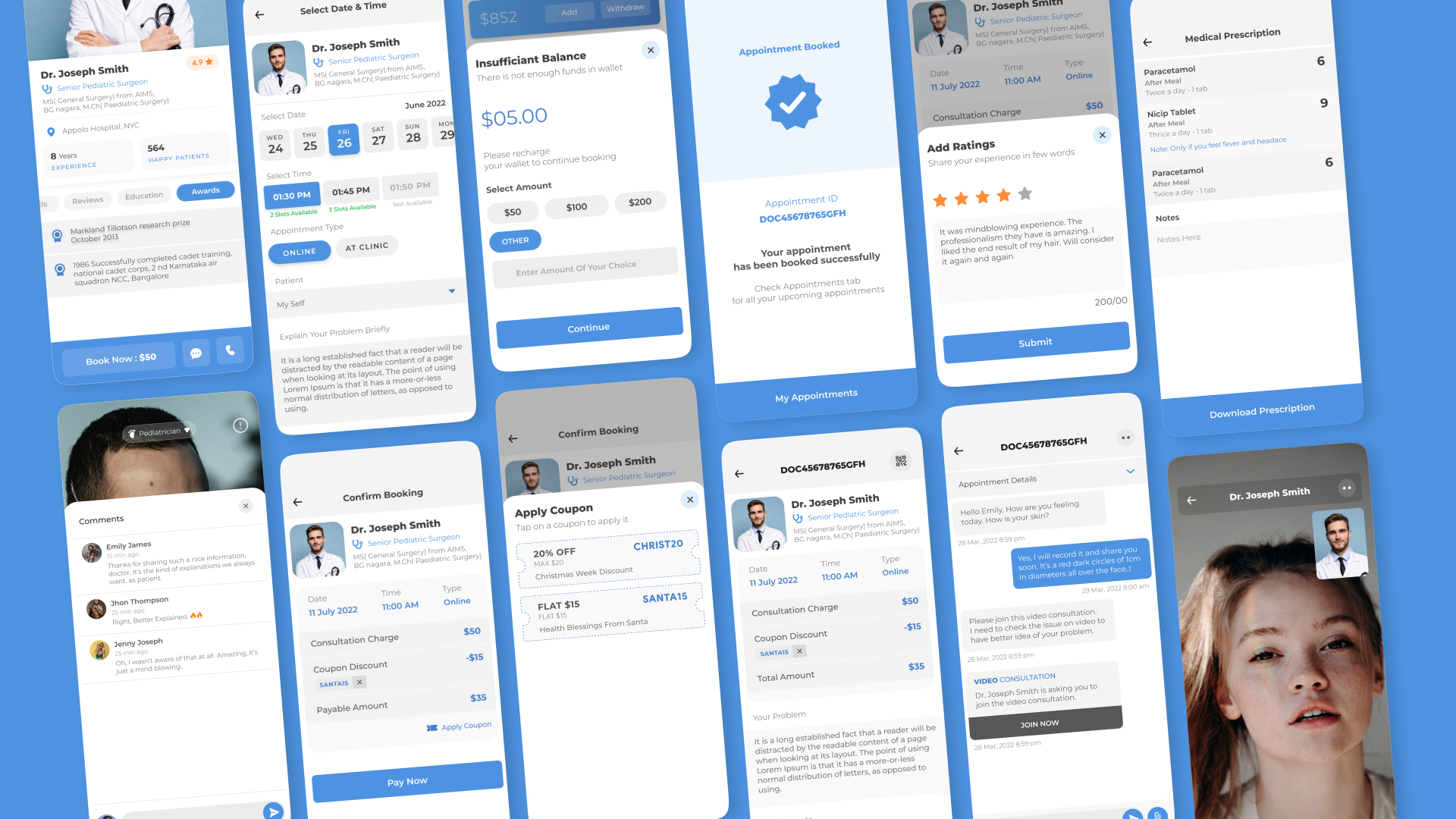 Doctor.io : Book Doctor Appointment, Online Diagnostic, Multi-Vendor App with Admin Panel by ...